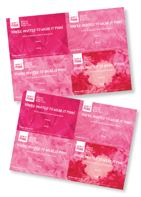 Downloadable resources for your Wear It Pink event | Breast Cancer Now